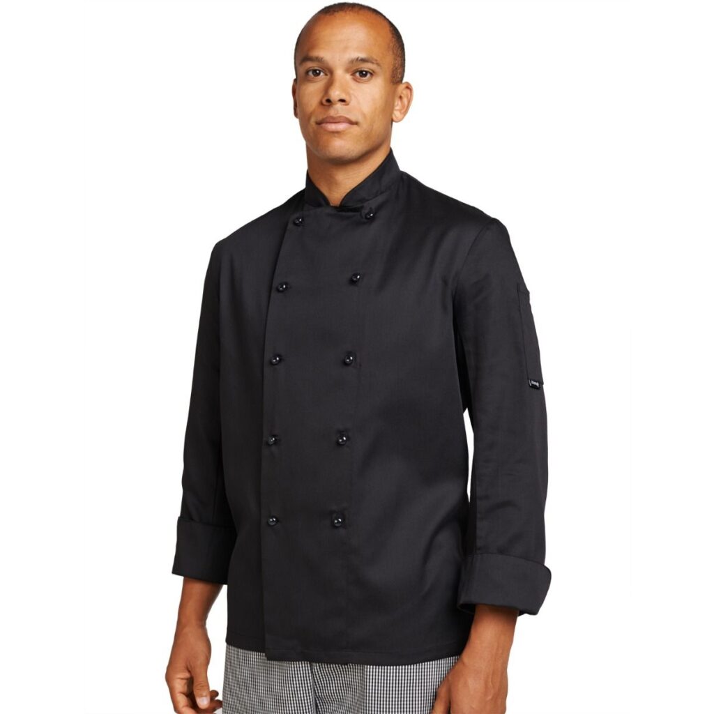 Long Sleeve Chefs Jacket with Removable Studs – HH Products
